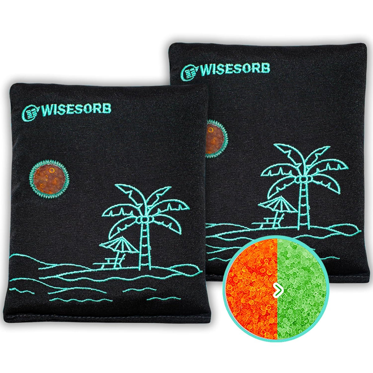 500g Black Desiccant Bags with Reusable Silica Gel — Wisesorbent Store