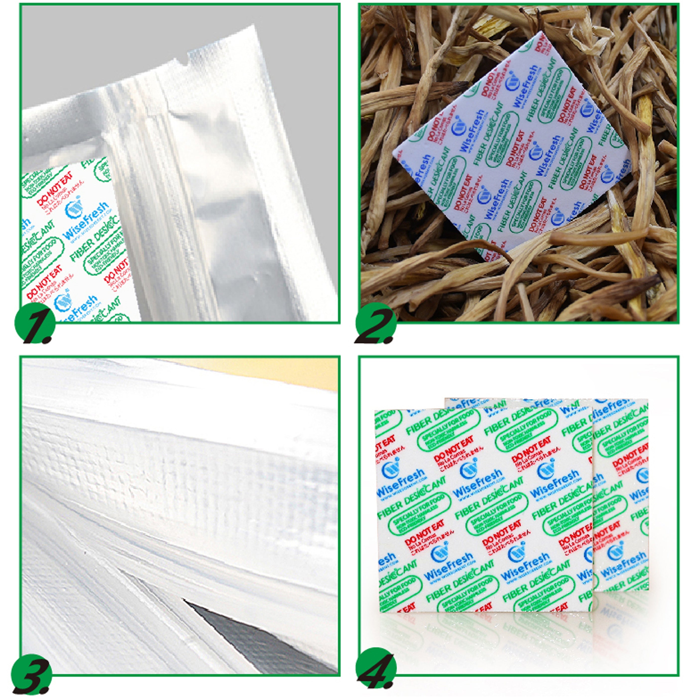 Fiber Desiccant Paper Dessicant, Moisture Absorbers for Food Storage ...